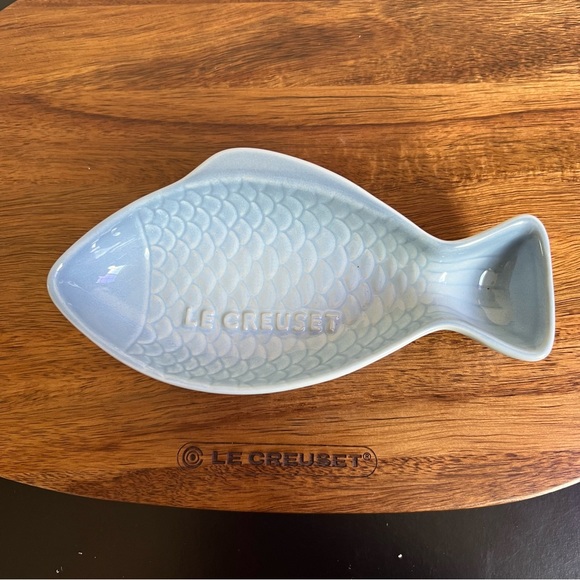 Le Creuset | Dining | Nib Le Creuset Small Fish Dish Coastal Blue ...